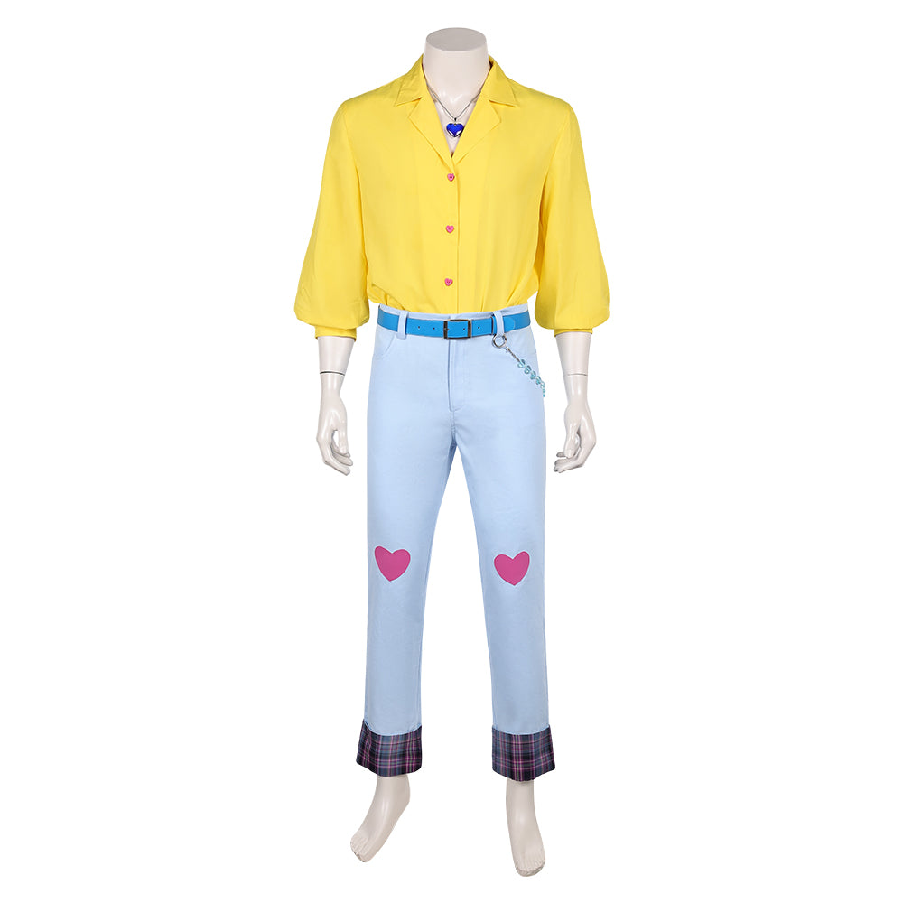 KPop Demon Hunters (2025) Romance Saja Soda Pop Yellow Set Outfits Cos – Coshduk