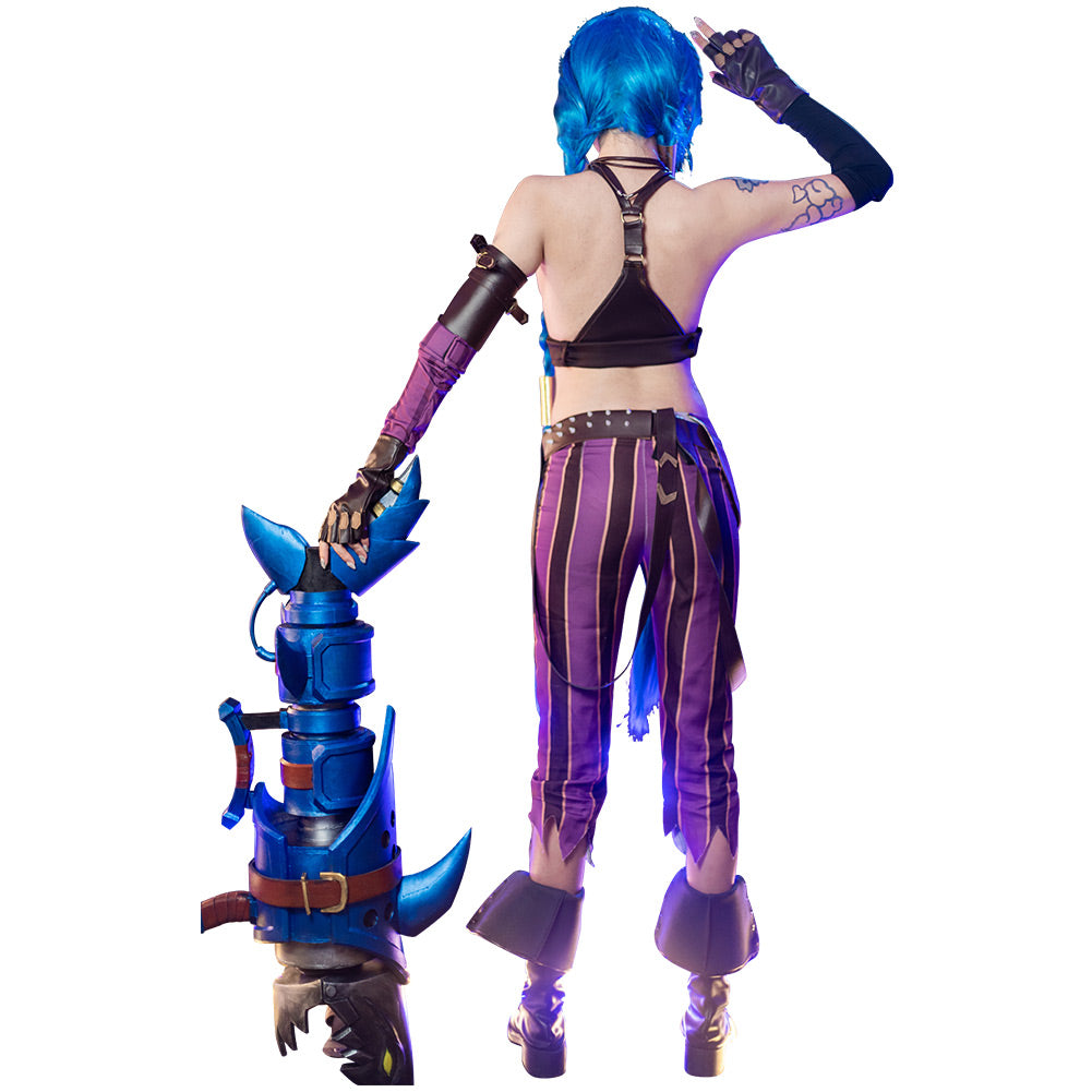 League of Legends-LoL Jinx Cosplay Costume Uniform Outfits Halloween C ...