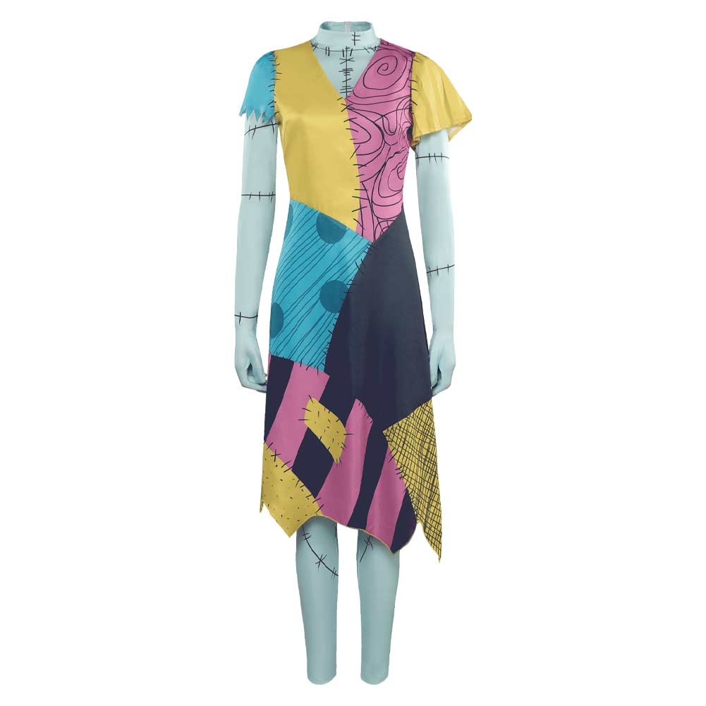 Movie The Nightmare Before Christmas Sally Set Outfits Cosplay Costume ...