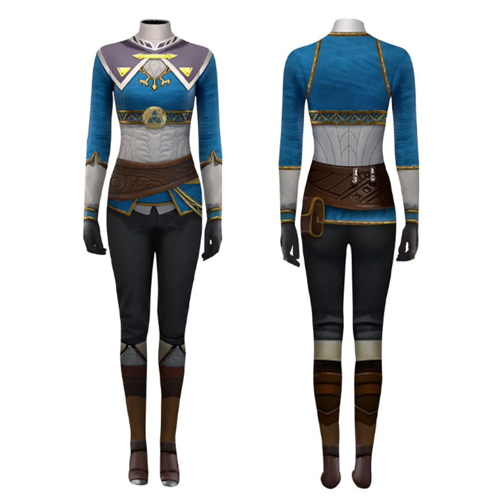 The Legend of Zelda Zelda Princess Cosplay Costume Jumpsuit Outfits Ha ...