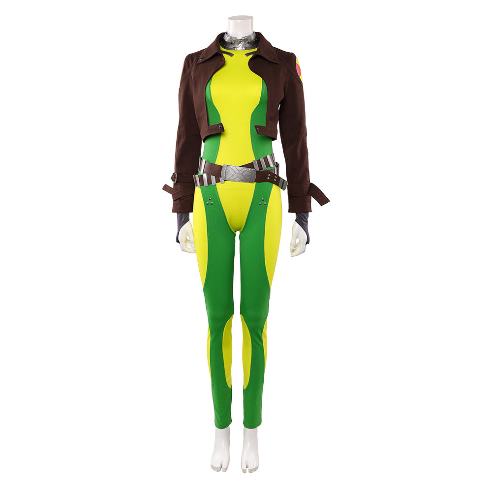 Mv Rivals (2025) Rogue Yellow Green Jumpsuit Set Outfits Cosplay Costu ...