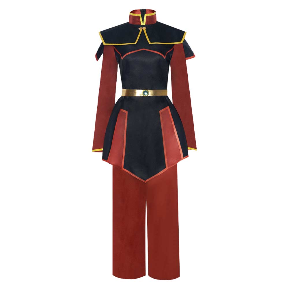 TV Avatar: The Last Airbender (2024) Azula Red Outfits Cosplay Costume ...
