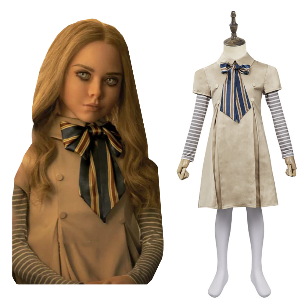 Kids Children M3gan M3gan Cosplay Costume Outfits Halloween Carnival S ...