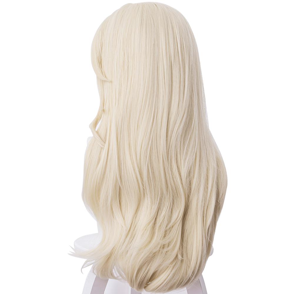 Movie Frozen 2 Princess Elsa White Wig Cosplay Wig Halloween Party Pro ...