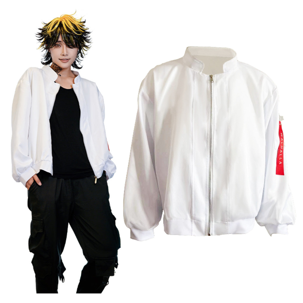 Anime Valhalla Uniform Coat Kazutora Hanemiya Cosplay Costumes White J ...