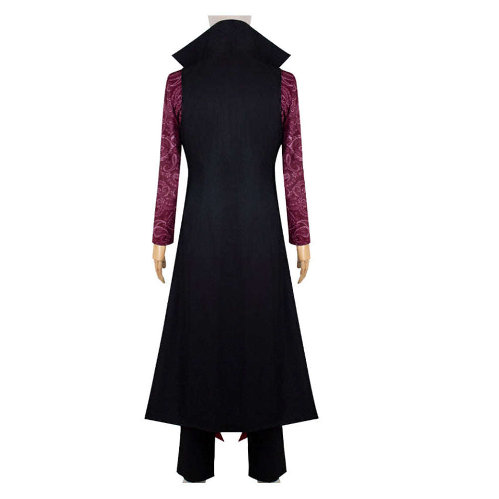 Anime One Piece Dracule Mihawk Black Coat Outfits Cosplay Costume Hall ...