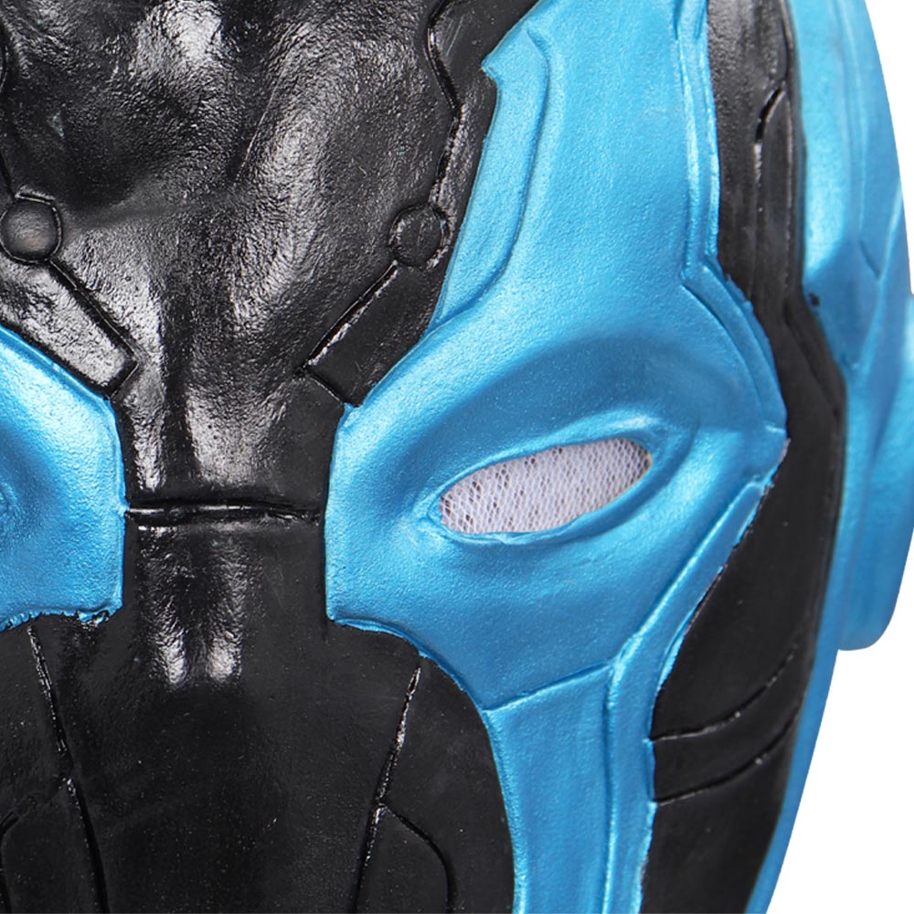 Movie Blue Beetle Jaime Reyes Blue Latex Masks Cosplay Accessories Hal ...