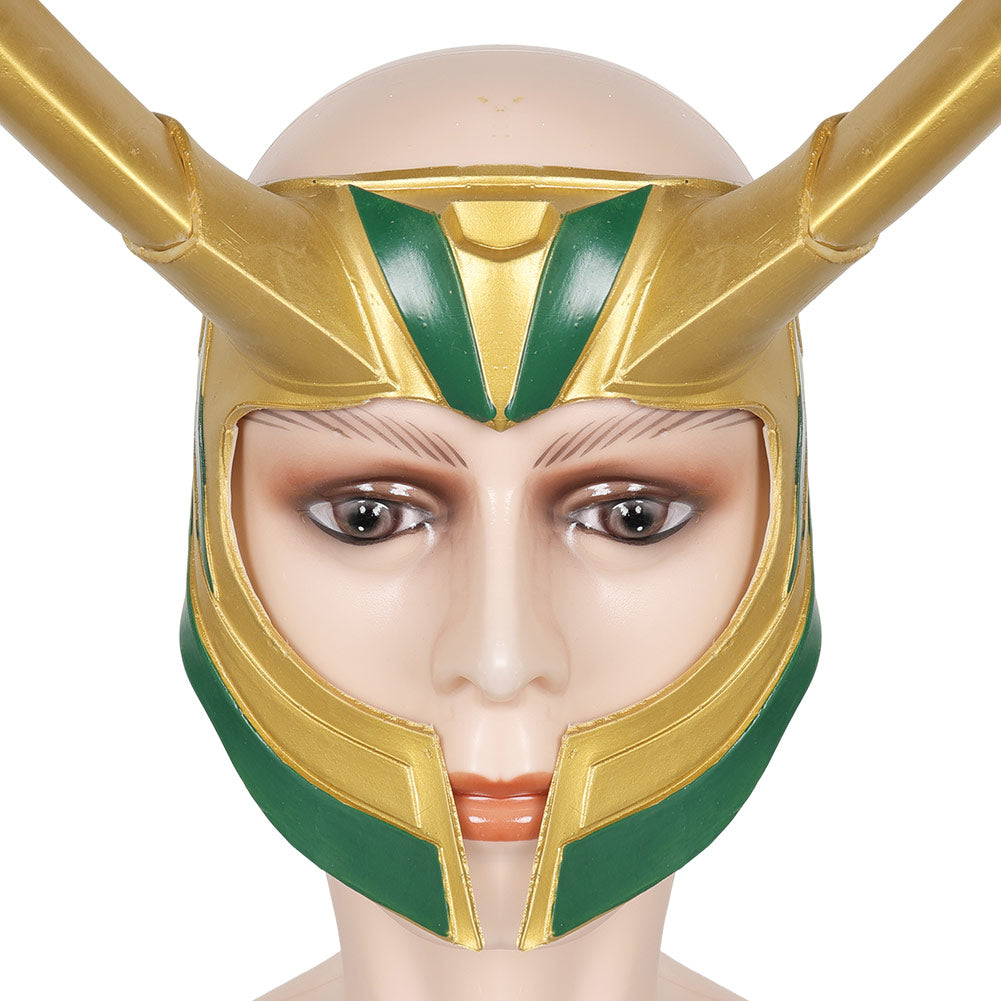 TV Loki Season 2 Loki Mask Cosplay Long Horns Latex Masks Helmet Acces ...